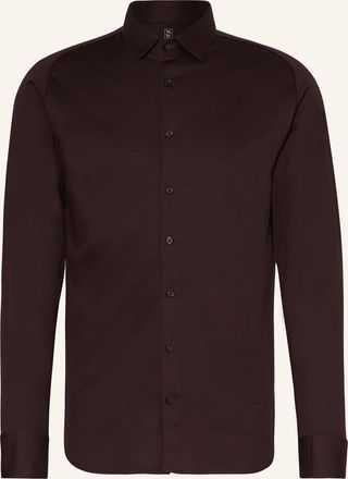 DeSoto Desoto Jerseyhemd Slim Fit rot