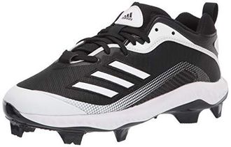 adidas Mens EG6552 Baseball Shoe, Black/White/White, 13.5