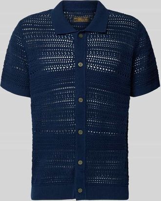 Premium by Jack & Jones Modern Fit Freizeithemd in Strick-Optik mit Knopfleiste