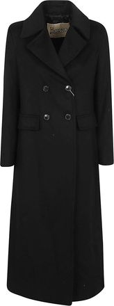 Herno Langer Mantel - Schwarz