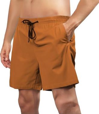 Generic Short de bain pour homme - Short de plage d&eacute;t&eacute; - S&eacute;chage rapide - Short de bain pour homme, jaune, XXL