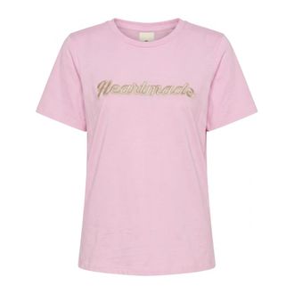 Julie Fagerholt - Heartmade HMEfia Logo T-Shirt - - Tops - Damen - Rosa - XS