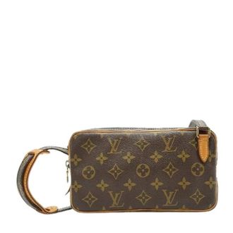 Louis Vuitton Pre-owned Monogram Pochette Marly Bandouliere - Femme - Pre-owned - Brun - Taille: ONE Size