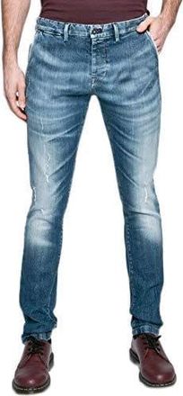 Pepe Jeans London James PM202365 Jean Slim, Denim (Medium Destroy), W31 /L32 Homme
