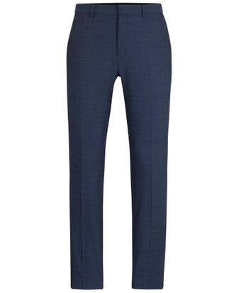 HUGO BOSS Wollhose mit Stretchanteil, Extra Slim Fit in