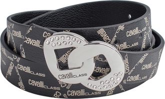 Cavalli Femme, Accessoires, Noir, Taille: 95 CM Reversible Belt