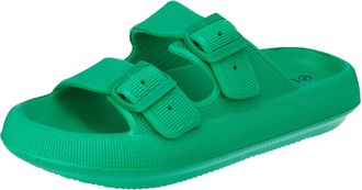 Laura Vita NUON 08, Damen Pantolette, Grün, 41/42 EU, grün, 41/42 EU