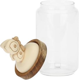 Thun Vorratsglas mit Holzdeckel Elegance groß