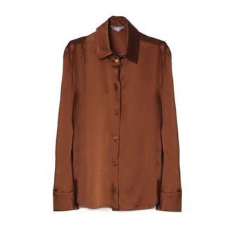 Max Mara Verve Shirt - - Blouses & Shirts - Damen - Braun - 2XS