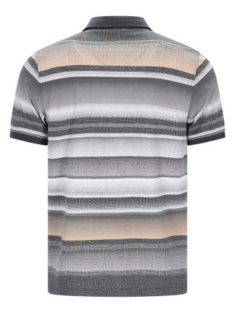 Hajo Poloshirt Feinpikee-Poloshirt mit Alloverdruck in stay fresh-Qualit&auml;t