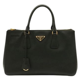 Prada Sac cabas vintage doccasion - Femme - Pre-owned - Noir - Taille: ONE Size