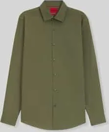 HUGO BOSS Slim Fit Businesshemd aus reiner Baumwolle Modell KENNO