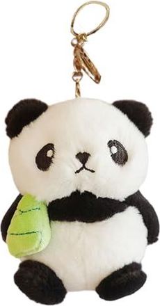 Generico Porte-cl&eacute;s Panda - porte-cl&eacute;s panda - Pendentif en peluche l&eacute;ger - Pour sacs &agrave; dos, sacs, cl&eacute;s, cadeaux pour un usage quotidien des, Bamboo Shoots, ri