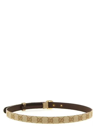 Gucci Incrocio GG Belt - Beige