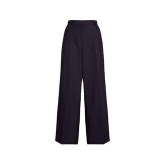 Officine G&eacute;n&eacute;rale Pantalon Rosa en lin et coton m&eacute;lang&eacute;