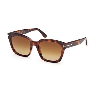 Tom Ford Femme, Accessoires, Brun, Taille: 53 MM Lunettes de soleil élégantes avec design Haylay