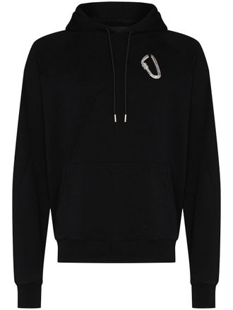 Heliot Emil hoodie Carabiner - Noir