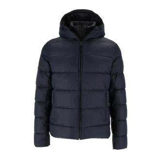 Fay Doudoune &agrave; capuche - Homme - Vestes - Bleu - Taille: M