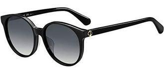 Kate Spade New York Kate Spade Eliza/f/s 807/9O BLACK Sunglasses Womens Acetate, Standard, 55