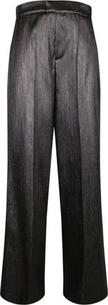 Federica Tosi Femme, Pantalons, Noir, Taille: 40 FR Wide Pantalons