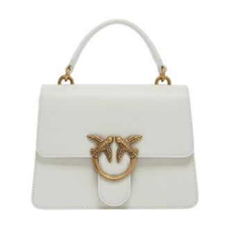 Pinko Pinko, Femme, Sacs, Blanc, Taille: ONE Size Love One Top Handle Mini Light