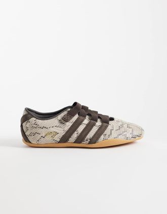 adidas Originals Tokyo Mary Janes &agrave; imprim&eacute; serpent-Marron