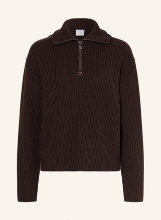 Courr&egrave;ges Troyer Aus Merinowolle braun