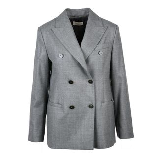Slowear Zweireihiger Blazer - - Jackets - Damen - Grau - M