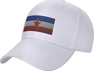 Generic Casquette Trucker Drapeau De La Yougoslavie Chapeau De Papa L&eacute;g&egrave;re,Respirant Casquettes Sports pour Homme Femme Running