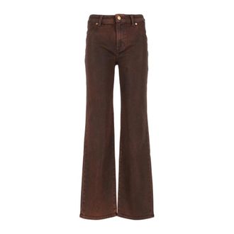 7 For All Mankind Calie Straight-cut Jeans - - Jeans - Damen - Braun - W28