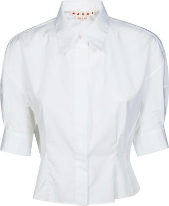 Marni Femme, Blouses et Chemises, Blanc, Taille: 38 FR Camicia
