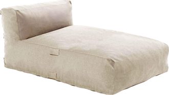 Oviala Chaiselongue für Gartenmöbel, modular, Beige - Mixi