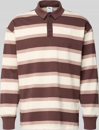 Puma Regular Fit Poloshirt mit elastischen &Auml;rmelabschl&uuml;ssen