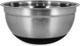 Menastyl Cuisson Bol &agrave; m&eacute;langer en acier inoxydable 22cm 2.5l anti d&eacute;rapant - 4615341