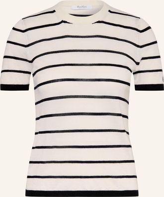 Max Mara Strickshirt Favetta Aus Cashmere Mit Seide weiss