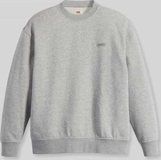 Levi's Regular Fit Sweatshirt mit dezentem Logo-Schriftzug