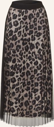 s.Oliver Black Label S.Oliver Black Label Plisseerock schwarz