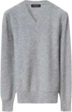 Fabiana Filippi Femme, Pulls, Gris, Taille: 34 FR Pull &agrave; Sequins