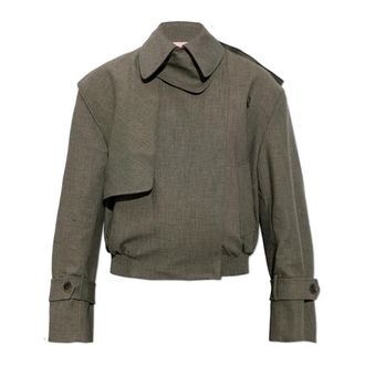 CHRISTOPHER ESBER Cropped Trench Jacket - - Coats - Damen - Grau - XS