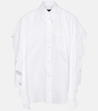 Simone Rocha Chemise brodée en coton