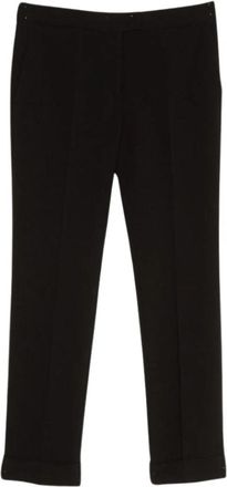 Twinset Schmal geschnittene Hose - - Trousers - Damen - Schwarzk - XL