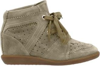 Isabel Marant Baskets compens&eacute;es Bobby en cuir