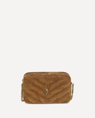 Saint Laurent Camera LouLou matelass&eacute; suede Shoulder Bag Female UNI