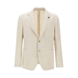 Lardini Blazer - - Jackets - Herren - Beige - 2XL