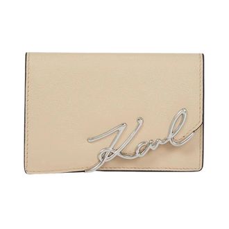 Karl Lagerfeld K/Signature Wallet - - Accessories - Damen - Beige - ONE SIZE