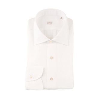 Borriello Homme, Chemises, Blanc, Taille: 4XL Camicia 100% Lino