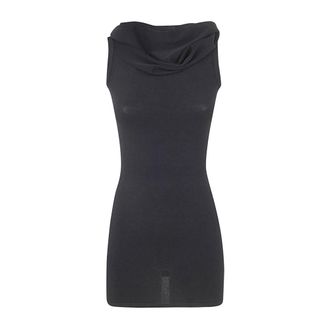 Wardrobe.NYC Off Shoulder Dress Mini - - Dresses - Damen - Schwarzk - S