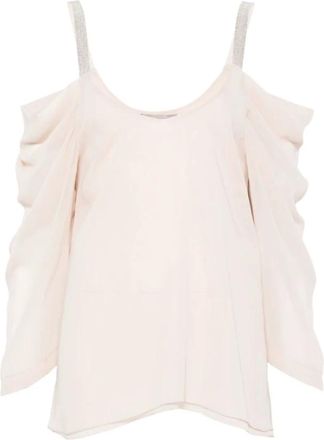 D.exterior Femme, Blouses et Chemises, Beige, Taille: 42 FR Classic Collar Shirt