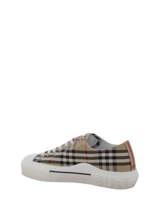 Burberry Mens Sneakers Tnr Jacke Archive Beige Upper: Cotton Trainers