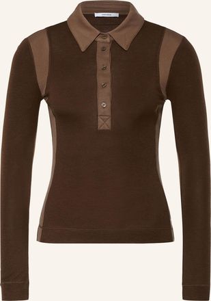 Reiss Reiss Strick-Poloshirt Wendy braun